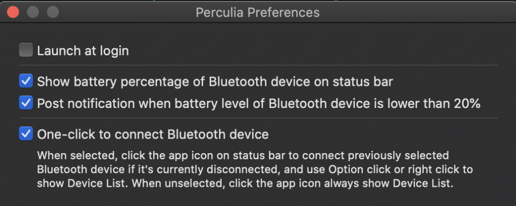 【Mac】Perculiaの設定・使い方「複数Bluetoothデバイスを一括管理！」 | Apple信者1億人創出計画